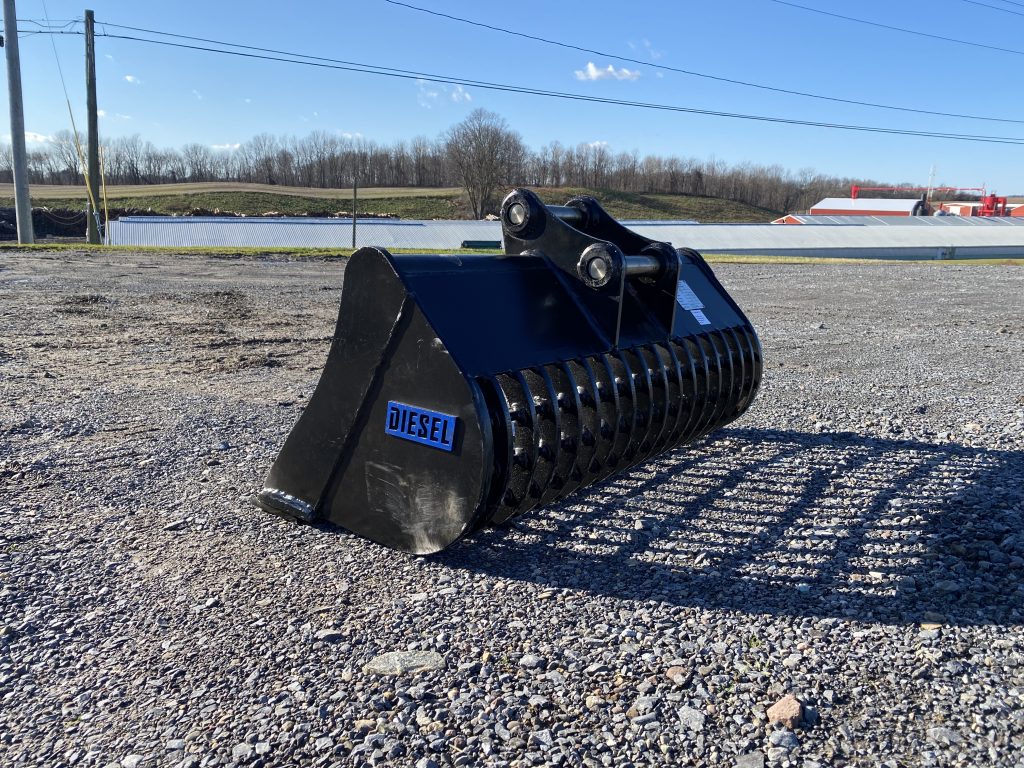 42" Screening Bucket for 35CL Excavator - Diesel Equipment