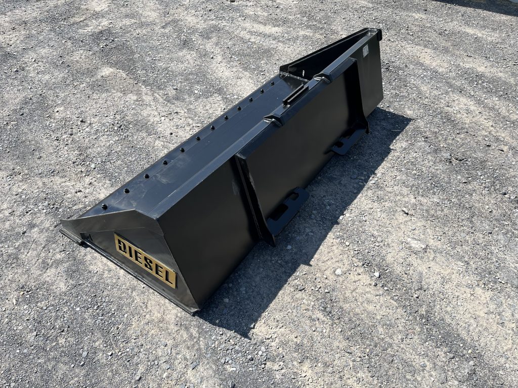 84" Heavy Duty Low Profile Skid Steer Bucket - Diesel Equipment