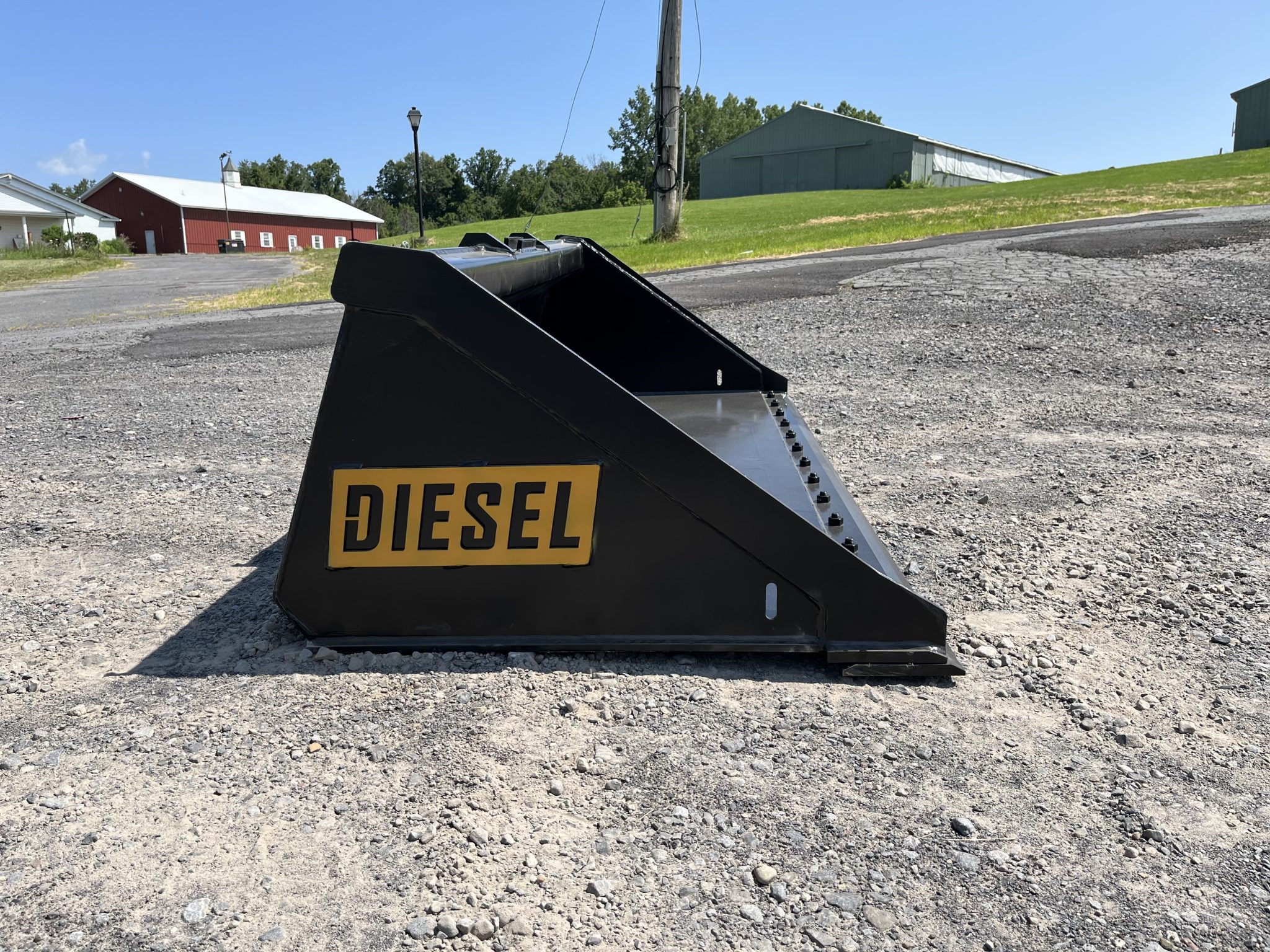 80" Heavy Duty Low Profile Skid Steer Bucket - Diesel Equipment