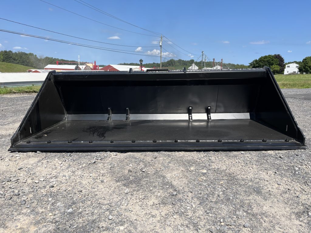 80" Heavy Duty Low Profile Skid Steer Bucket - Diesel Equipment